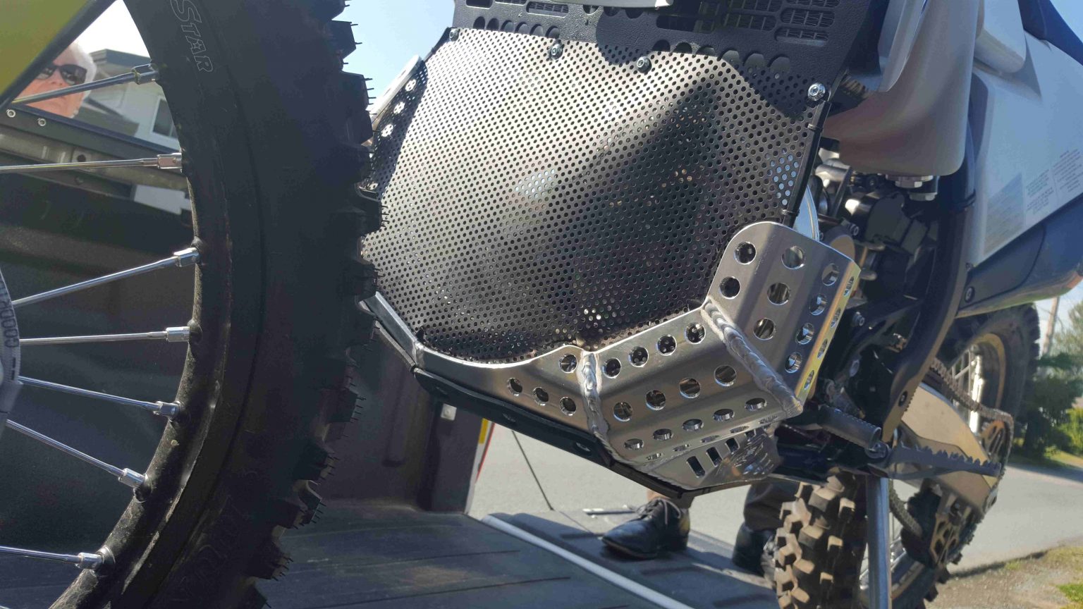 Pipe Guard Skid Plate - Mesh Mud Blocker KTM-2364